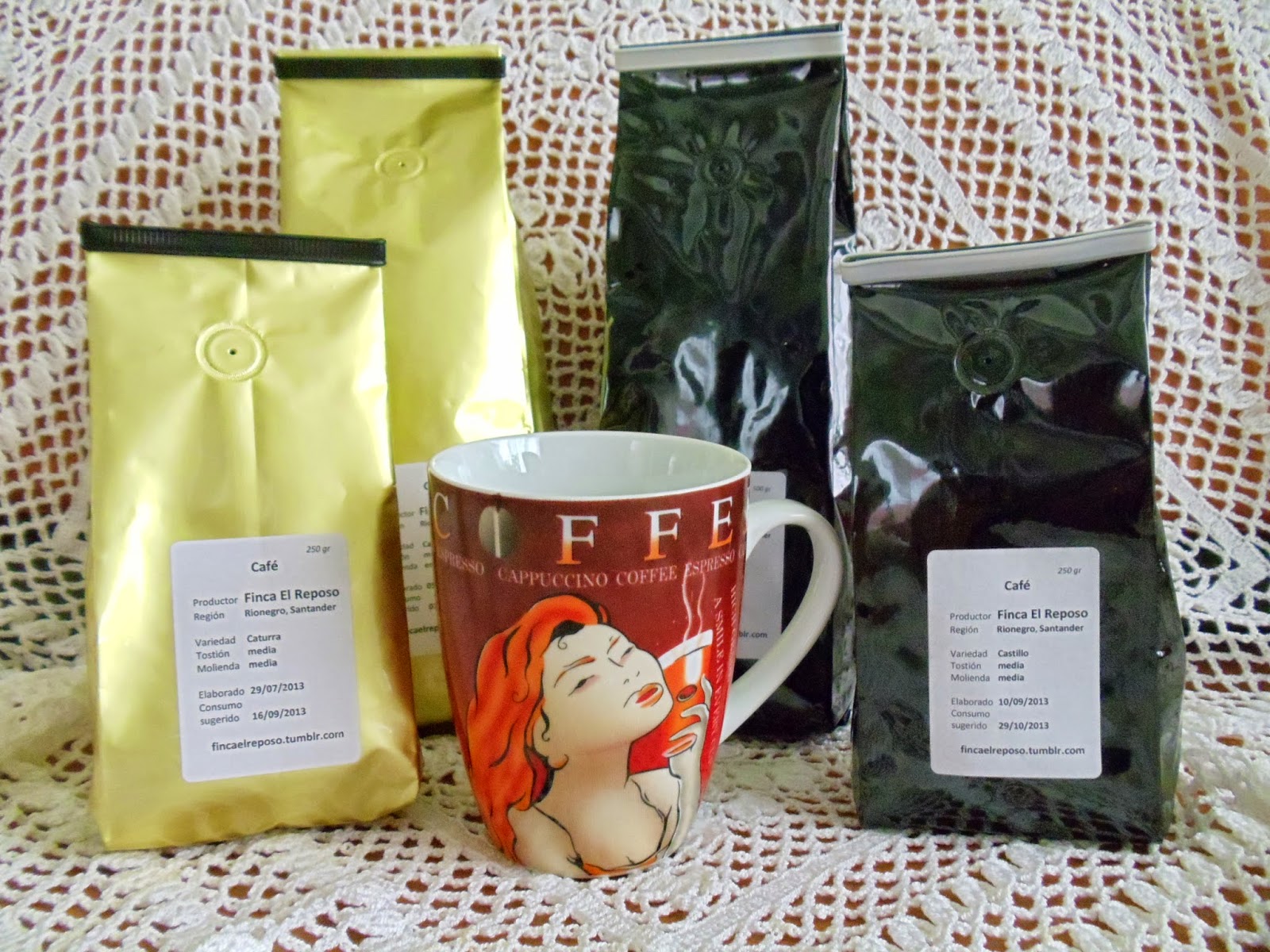 CAFE ESPECIAL -FINCA EL REPOSO- SANTA CRUZ DE LA COLINA-SANTADER-COLOMBIA