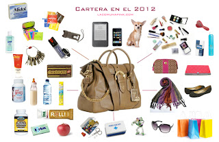 Todo lo que quieras saber...: QUE LLEVO EN LA CARTERA?