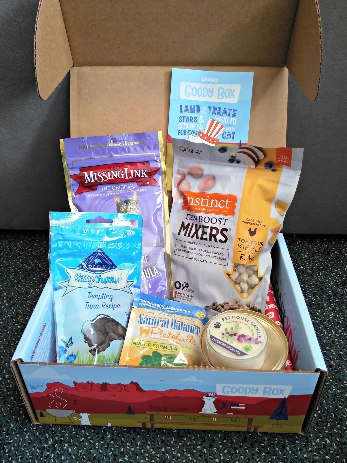 Melissa's Mochas, Mysteries and Meows: A Goody Box for Pawtriotic ...