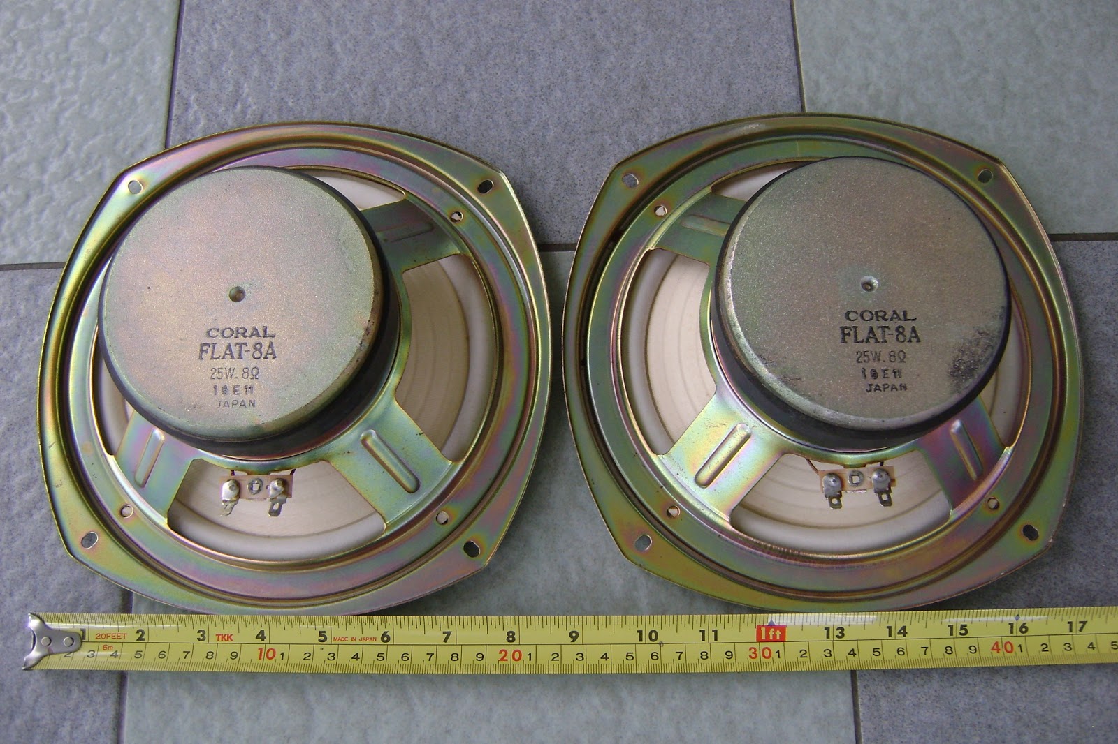 KINTA VALLEY AUDIO: Coral Flat-8A fullrange drivers ( SOLD )