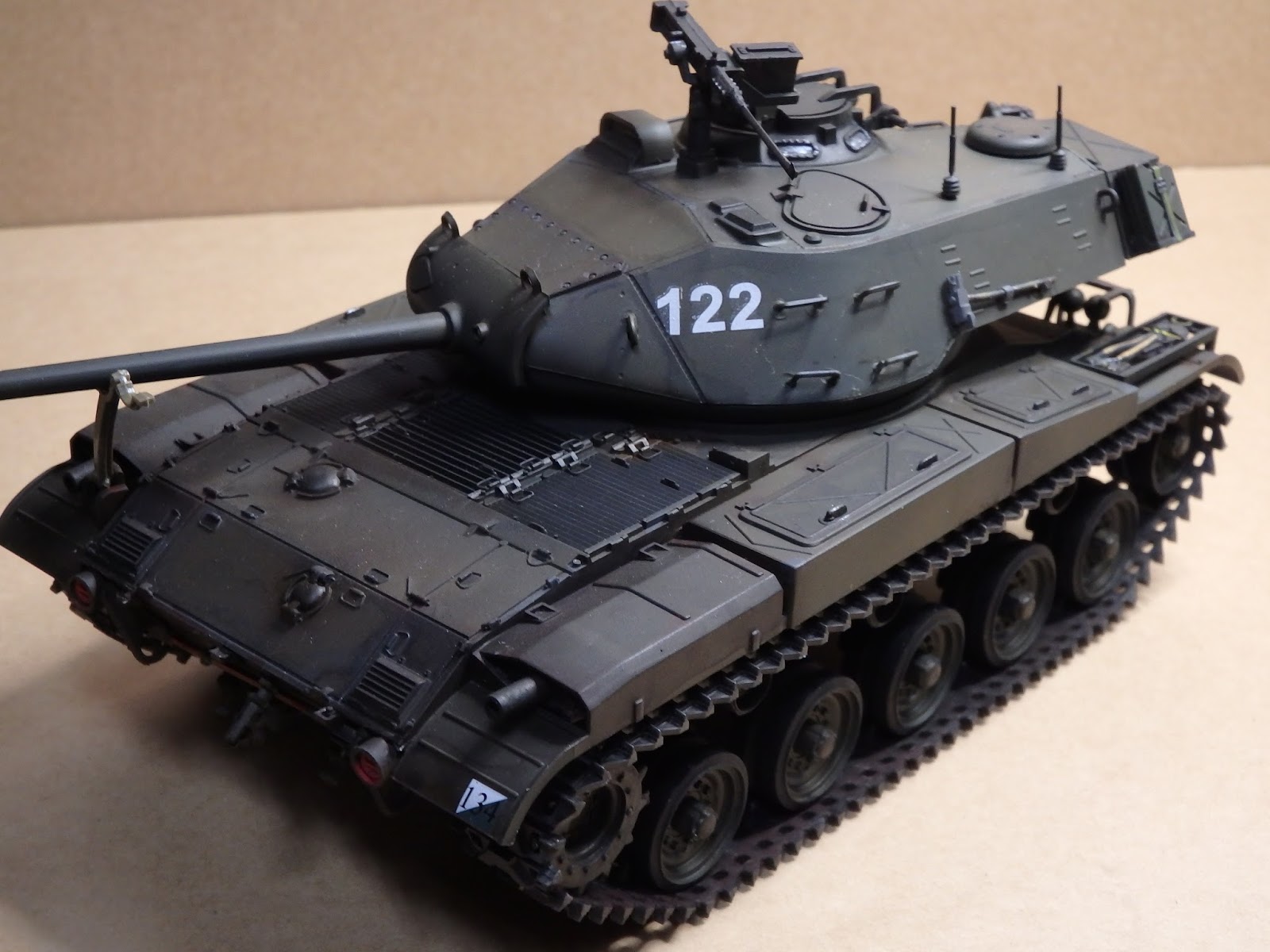 maquetasjuann: M-41 Walker Bulldog. Escala 1:35 Tamiya.