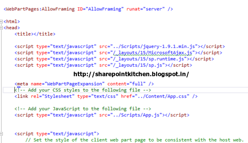 Create SharePoint Hosted App in SharePoint 2013 | SharePoint Waves