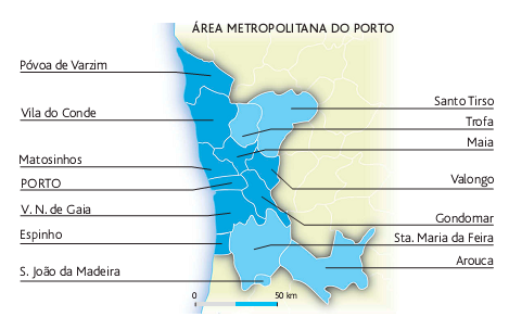 GEOGRAFIA 11: Lição nº 67 e 68: Área Metropolitana do Porto