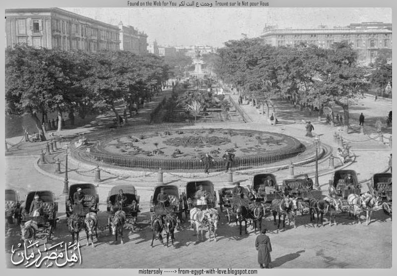 From Egypt With Love: Mansheya Square Alexandria from 1857