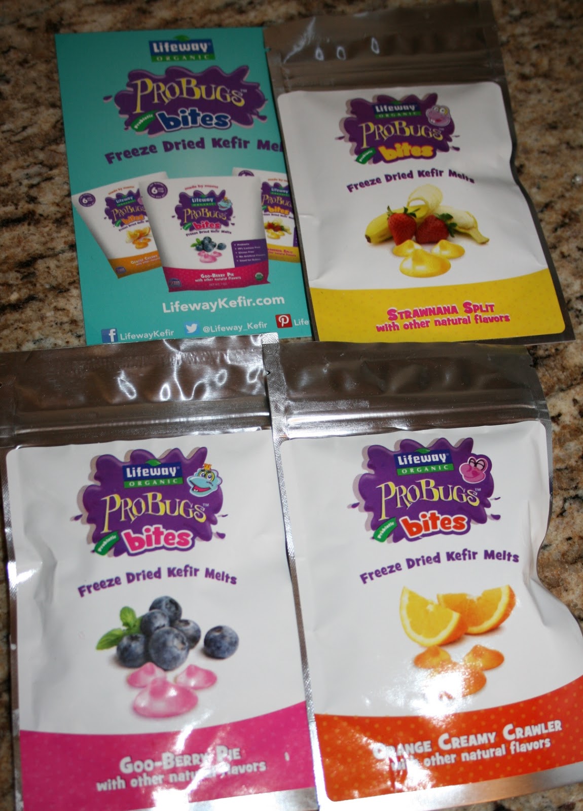 Lifeway ProBugs Bites & Blast - Kefir Snacks for Infant & Children ...