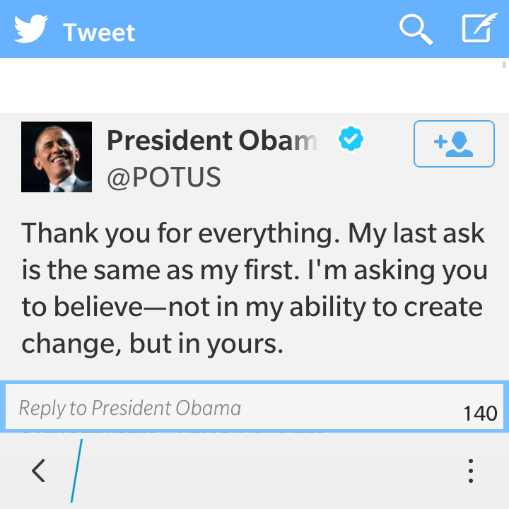 Twitter: Obama's 'thank you' tweet his most popular ever