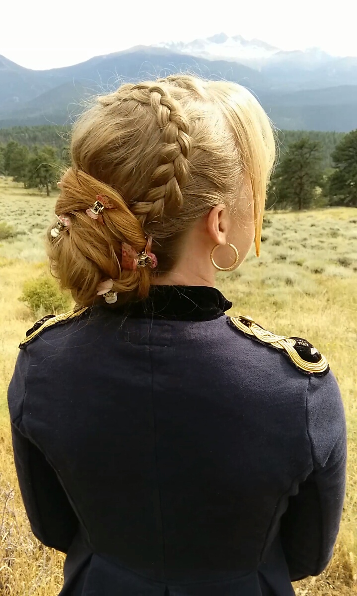 Braids & Hairstyles for Super Long Hair: Wind-blown Dutch braids on the ...