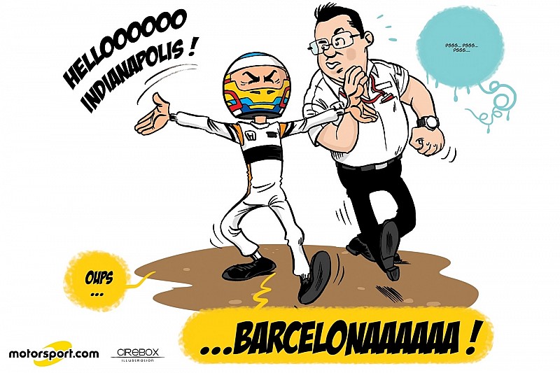 Continental Circus: Formula 1 em Cartoons - Alonso em Barcelona (Cire Box)
