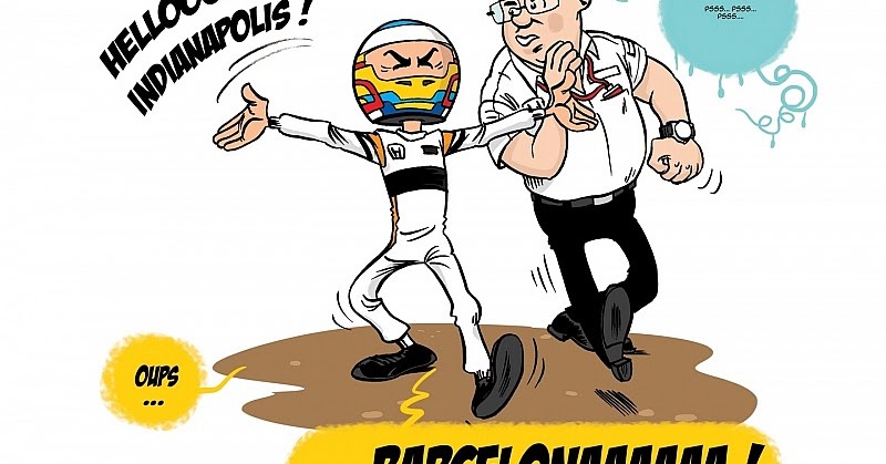 Continental Circus: Formula 1 em Cartoons - Alonso em Barcelona (Cire Box)