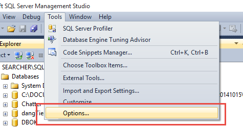 [SQL Server] Cách Sửa "Edit Top 200 rows" Sang "Edit Top 1000 rows ...
