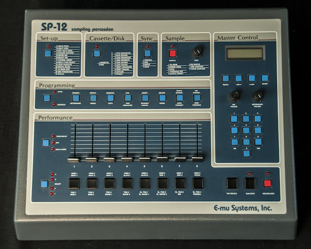 MATRIXSYNTH: Emu SP-12 TURBO RHYTHM SAMPLER W/DISC DRIVE AND DISCS