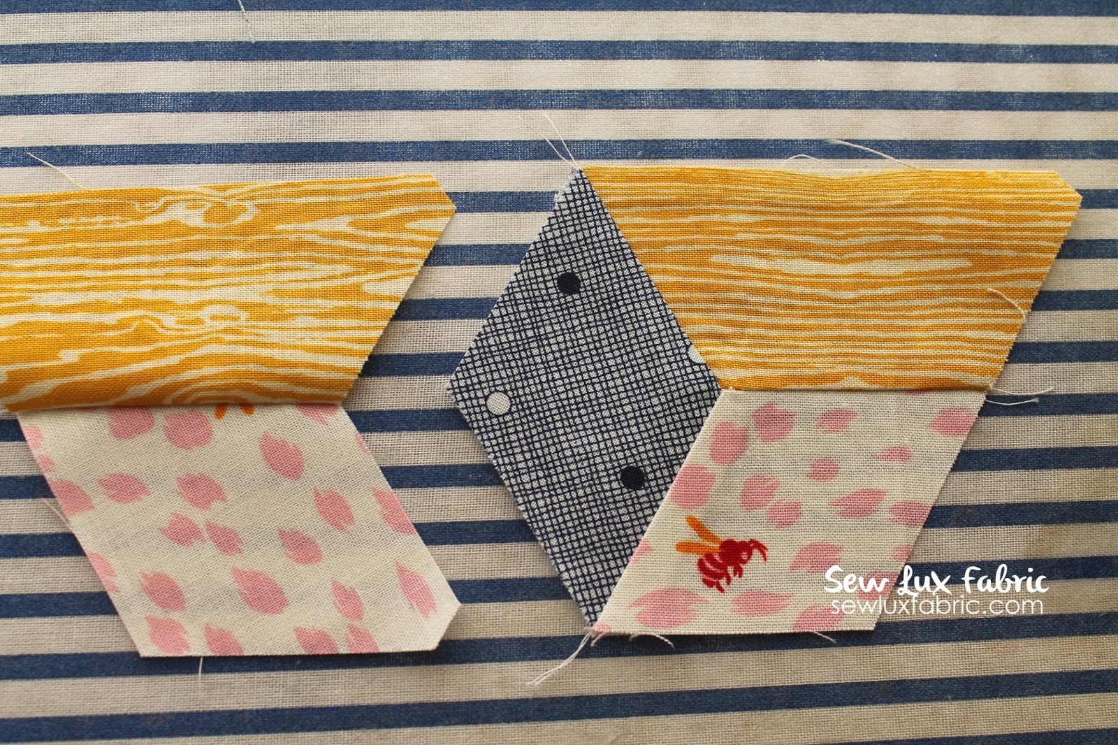 Sew Lux Fabric : Blog: Smitten Quilt Along : Large Block One