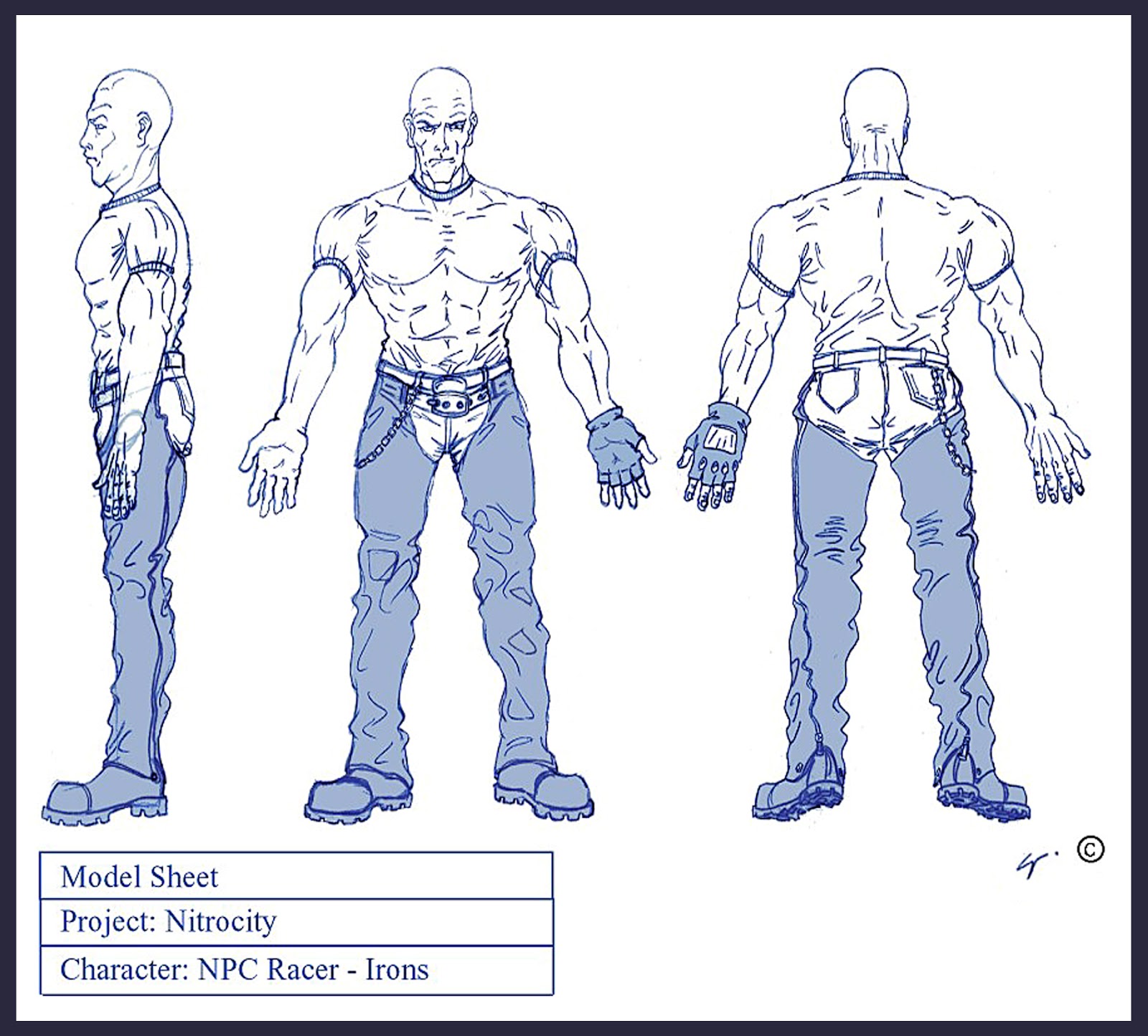 GIL VALADEZ's PORTFOLIO: 2D MODEL SHEETS