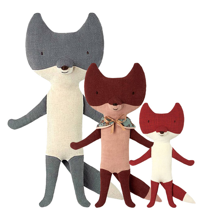 Knuffels à la carte blog: New!! Maileg fox friends!