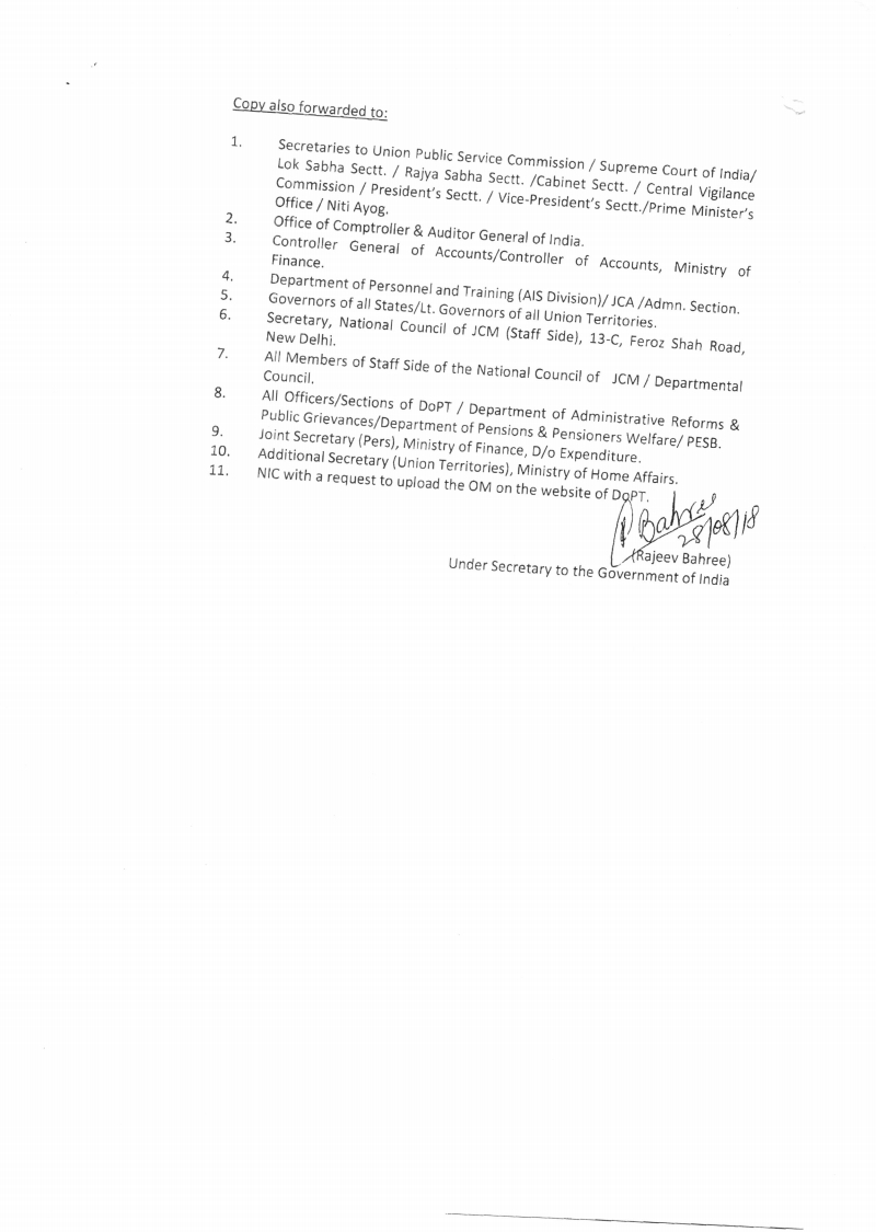 Availability of option for fixation of pay on promotion from the Date ...