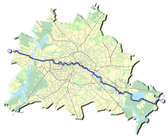 Berlin - Gezilecek Yerler: Spree Nehri - Berlin