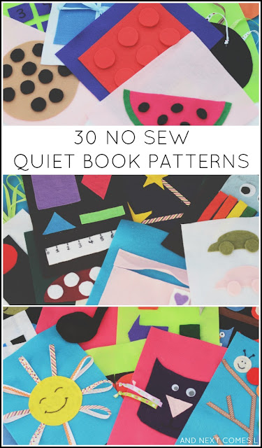 The 3 Day No Sew Quiet Book Patterns | And Next Comes L - Hyperlexia ...