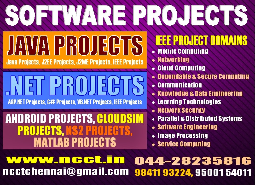 Final Year Projects * IEEE Projects: ieee projects 2013