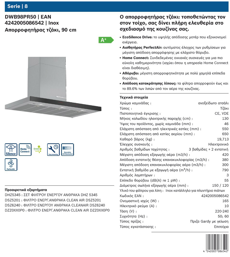 ΝΕΟΙ αποροφητηρες 90cm απο την NEFF και την BOSCH δειτε τους ΠΡΩΤΟΙ ...