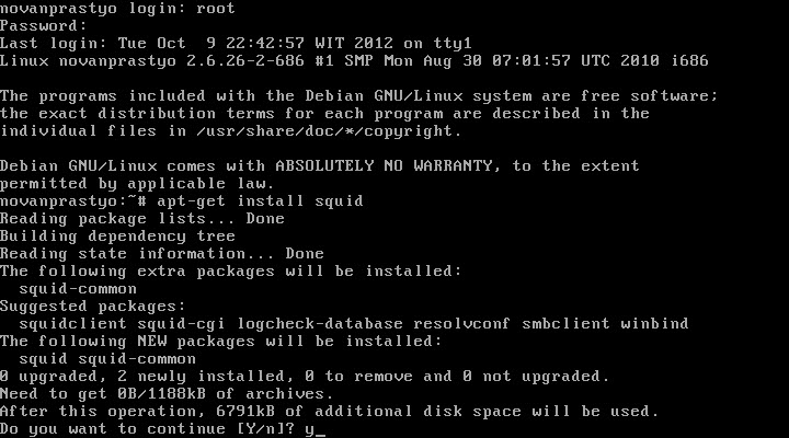 Mohamad Narto Cara Membuat Proxy Server Di Linux Debian