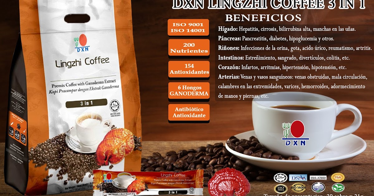 Café con extracto de Ganoderma ~ DXN GANODERMA
