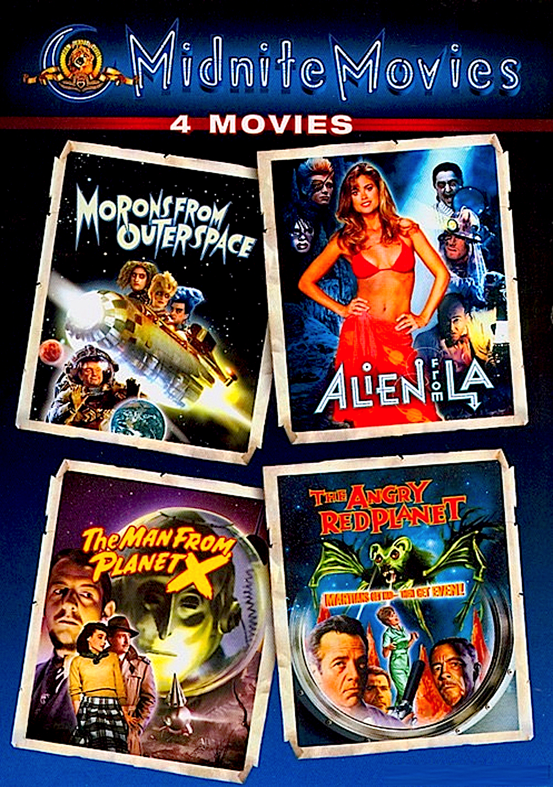 blu-ray and dvd covers: MGM MIDNIGHT MOVIES DVDS