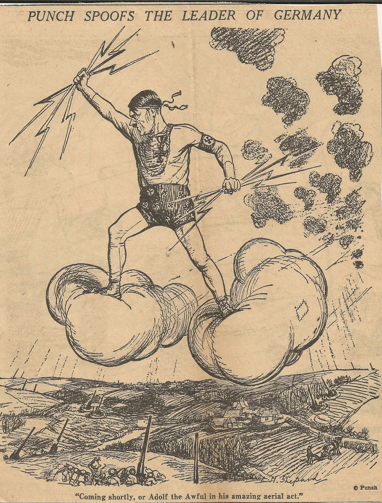 1940s. More World War II Political Cartoons