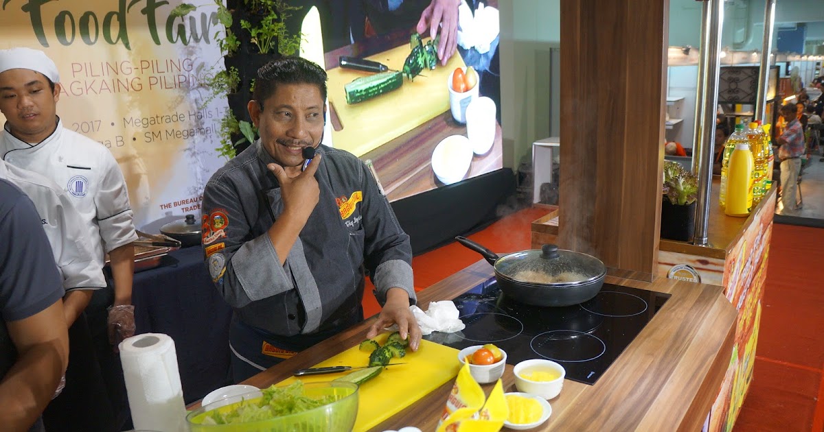 Chef Boy Logro Cooking Demo with Baguio Oil at Sikat Pinoy 2017 ...