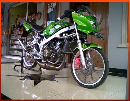 Modifikasi Kawasaki Ninja 150 R Ceper , Velg TDR Terbaru ~ Simple Acre