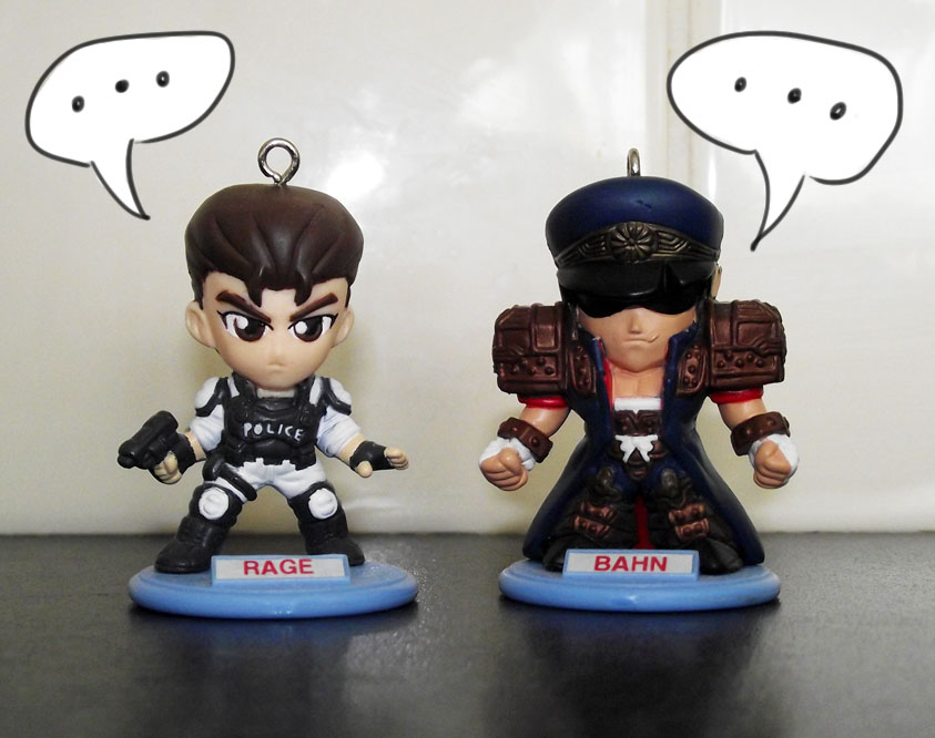 Sega Memories: Sega Gals Keychain figures