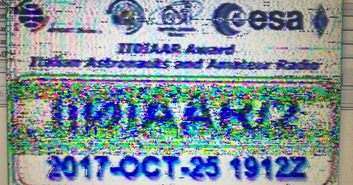 Makers eXperimenters and Operators: SSTV decoded from AO-85 ...