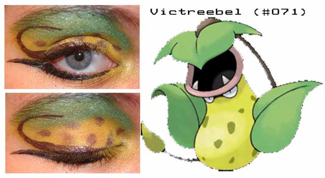 PACROID: Pokemon Eyeshadow Designs