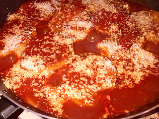 Recetas de Cocina al Estilo Hondureño de María: CHANCLETA CON SALSA ROJA