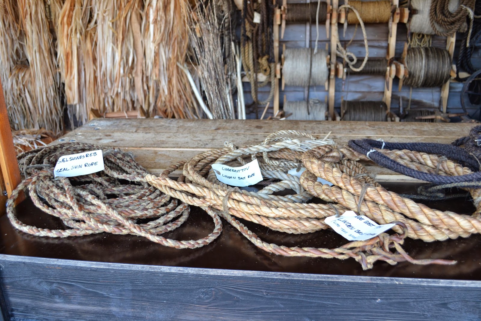 spinsjal: Denmark part one: Weaving Viking Sails and Twisting Viking ...