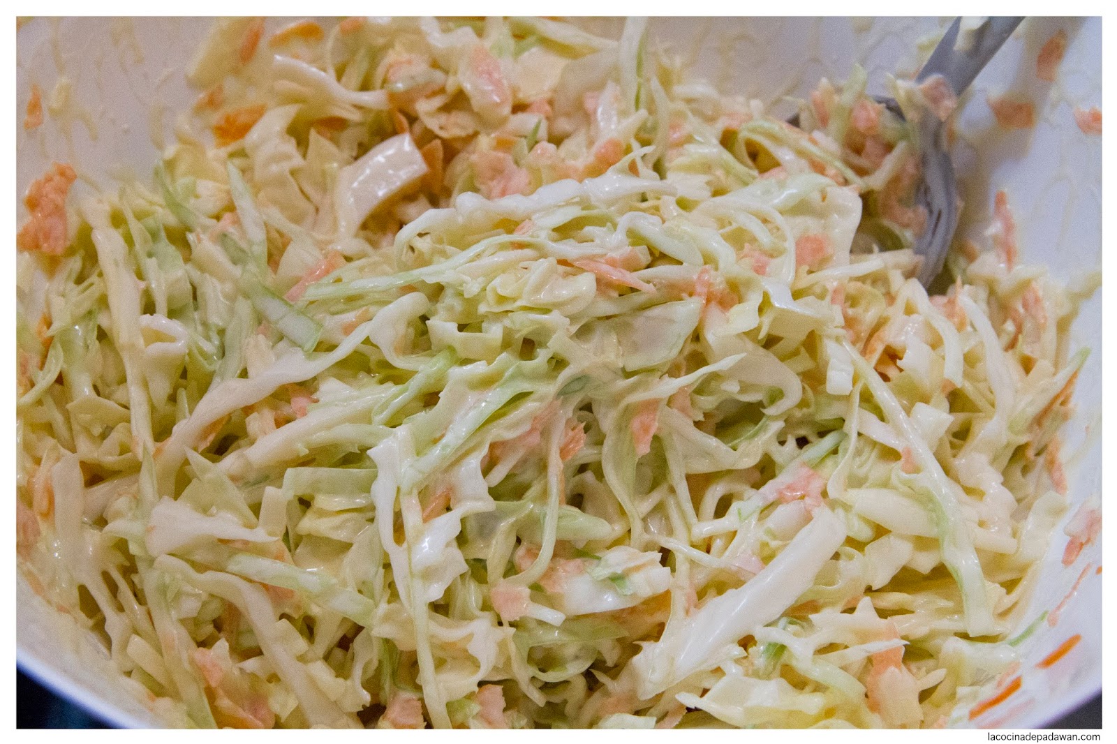 La cocina de Padawan: Ensalada de col (Coleslaw)