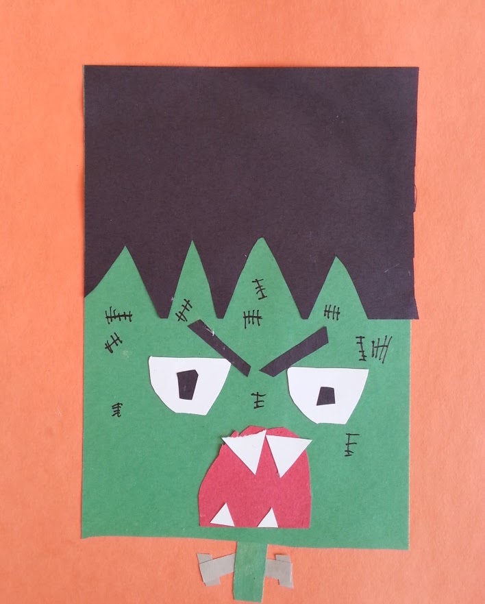 a faithful attempt: Frankenstein Monster's Collage