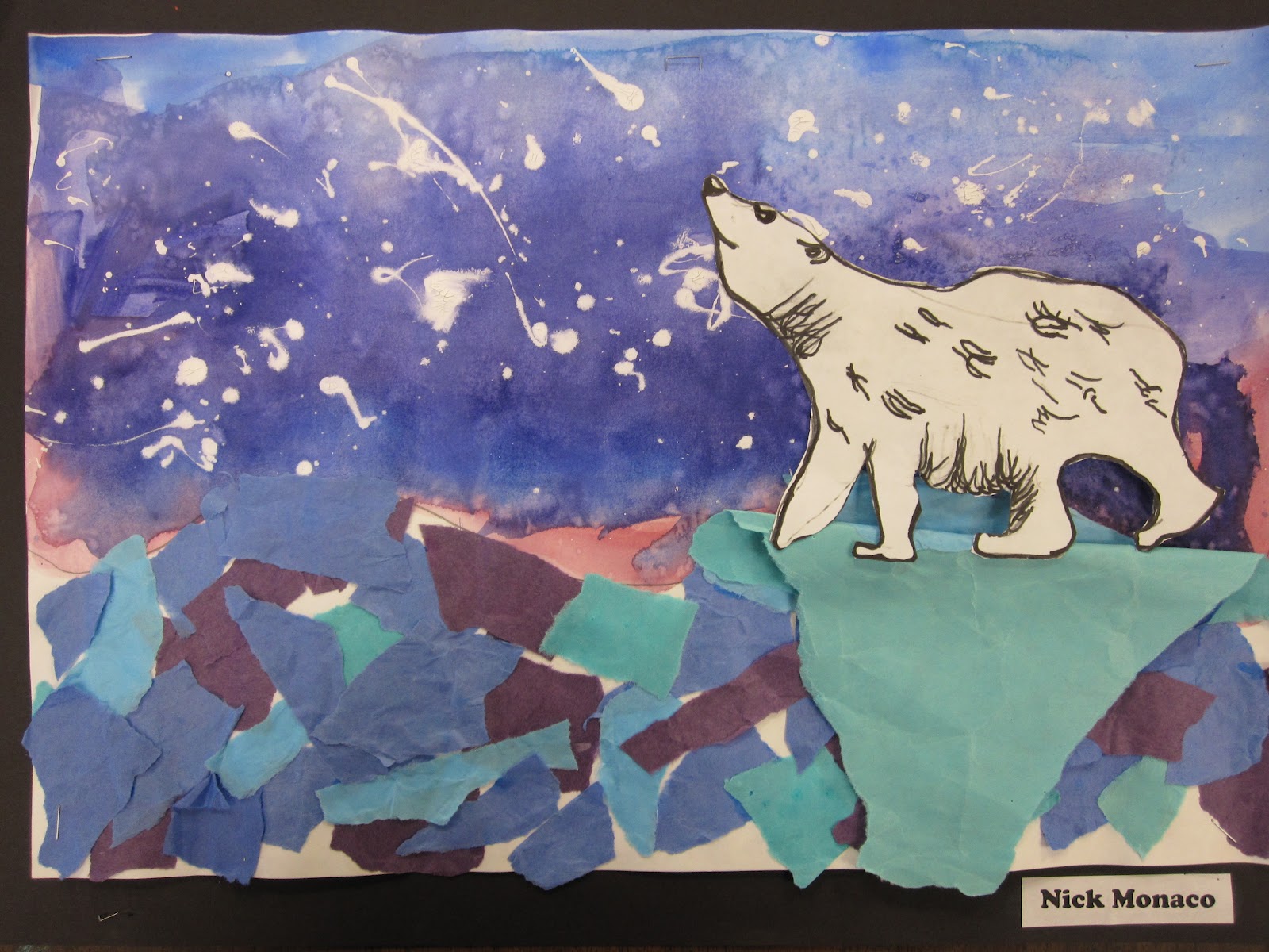 Lake and Hartville Elementary Art: Polar Bear Habitats