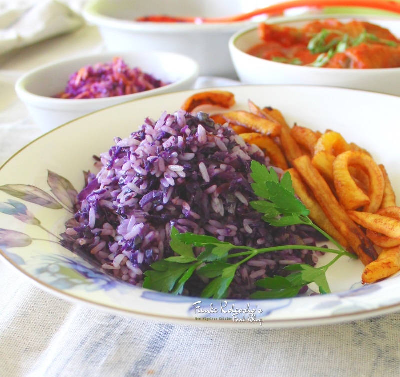 Red Cabbage Rice