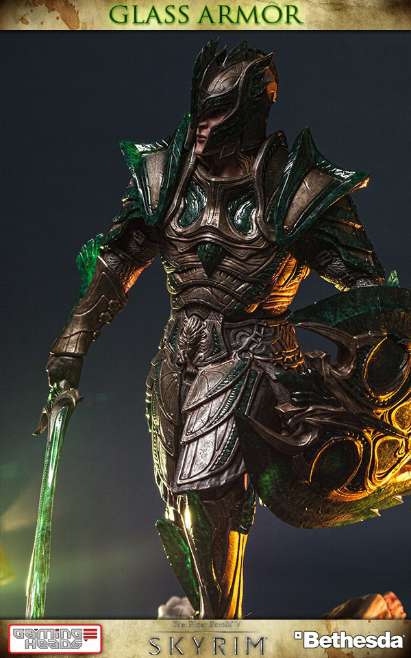 The Elder Scrolls V: Skyrim - Glass Armour (Gaming Heads)