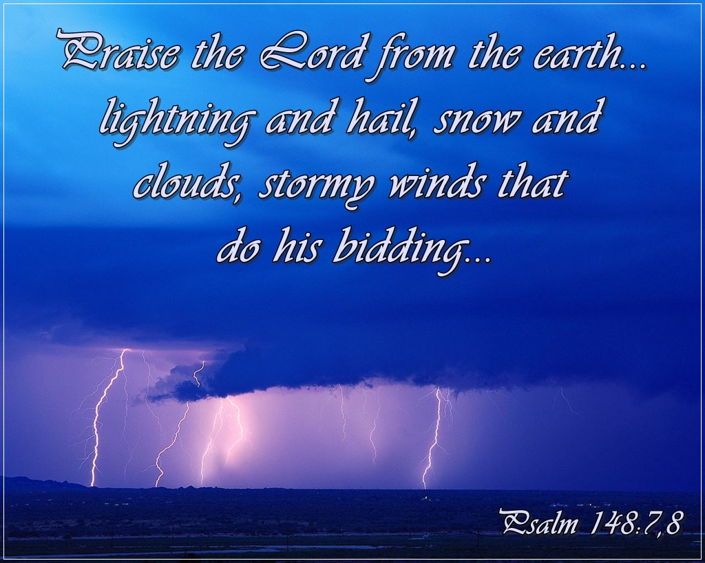 His Word In Pictures Psalm 148 7 8