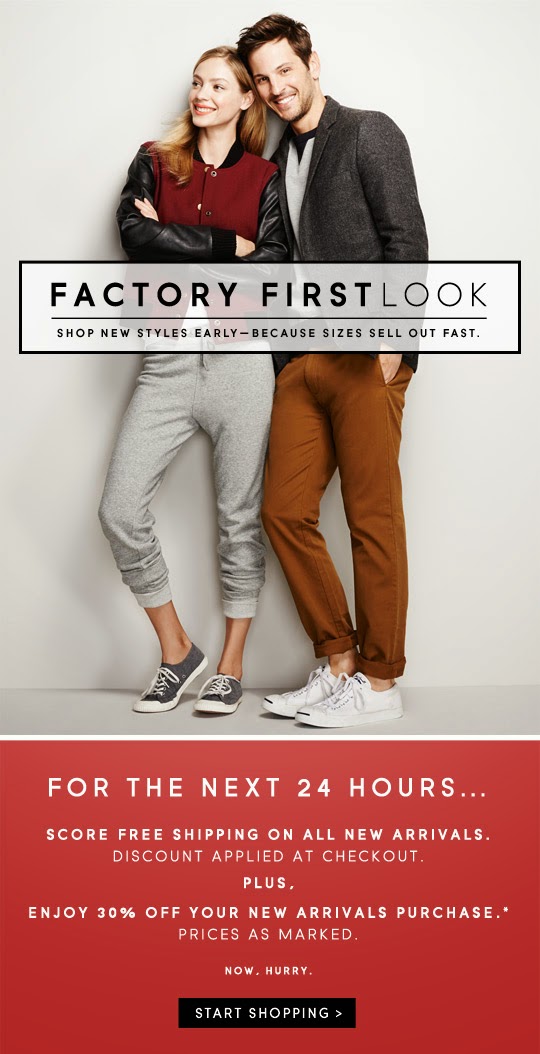 J.Crew Aficionada: J.Crew Factory Exclusive Early Access: Shop new ...