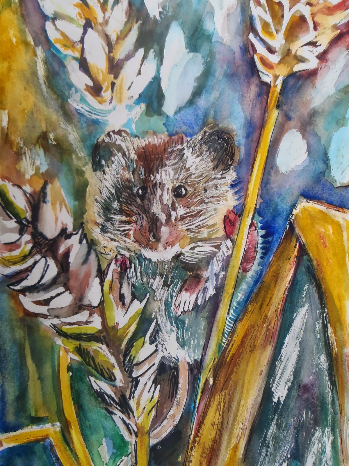 Emma's Pet Portraits: Harvest Mouse