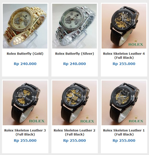 Daftar Harga Jam Tangan Rolex KW Paling Lengkap Terbaru - Ngomongin Harga