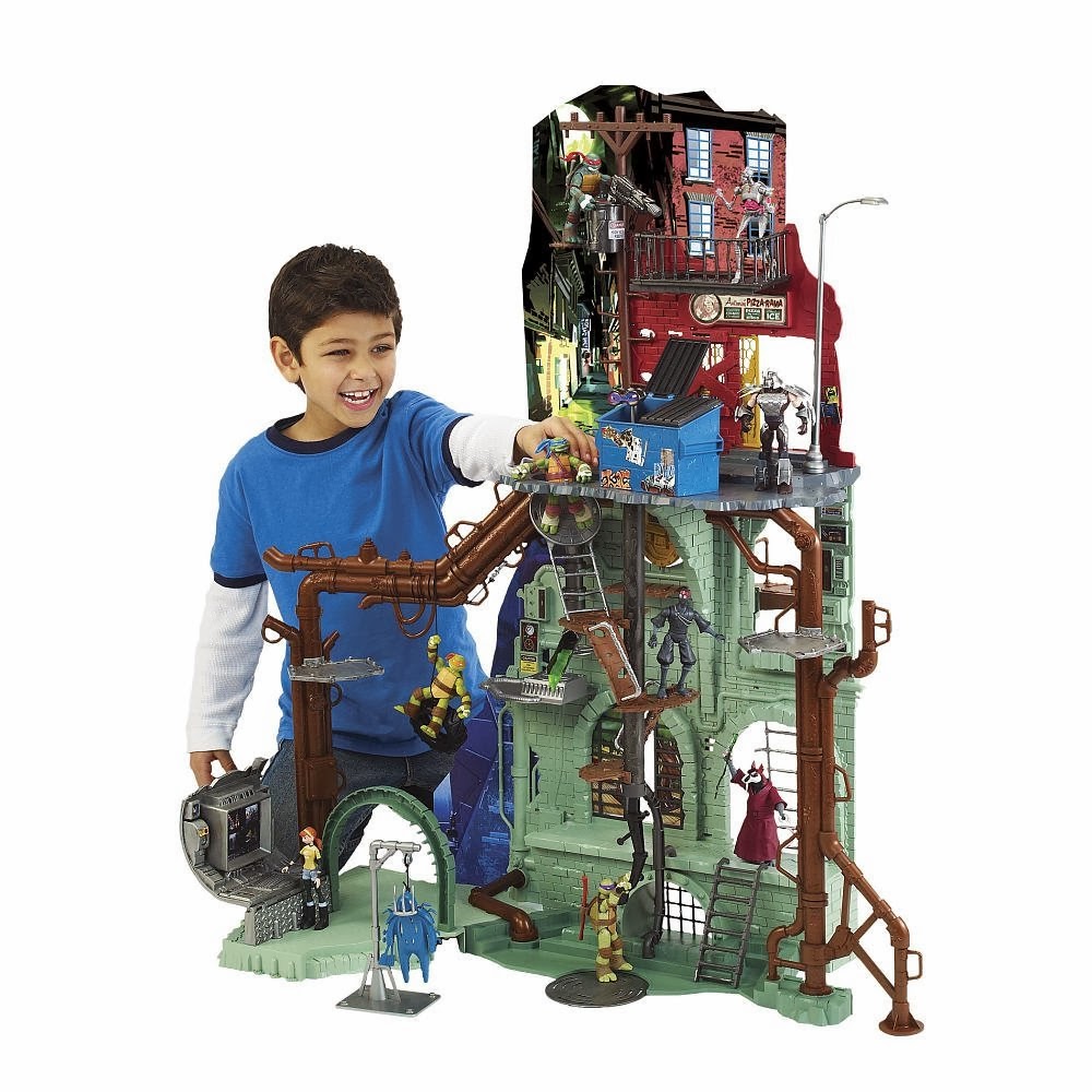 Christmas Toy: Teenage Mutant Ninja Turtles Secret Sewer Lair Play Set ...
