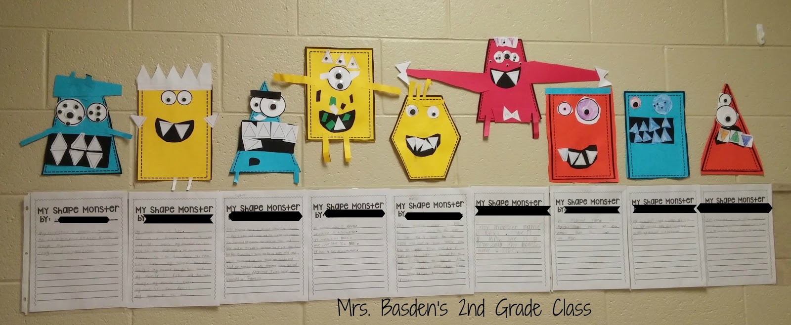 Mrs. Basden's Second Grade Class: Catching up on activities -- Shape ...
