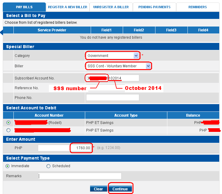 Simply Rodell's: How to pay SSS online using Metrobank