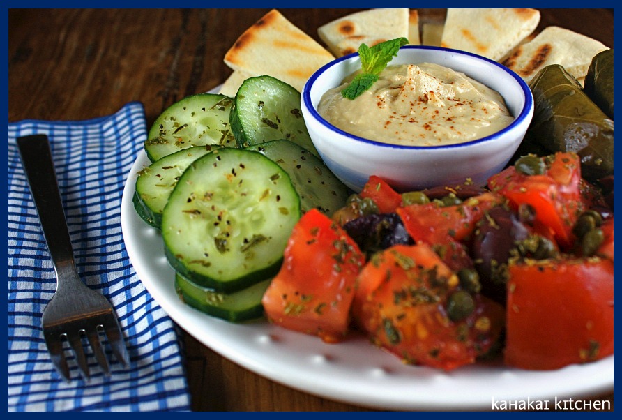 Kahakai Kitchen: Tomato Salad and Cucumber Meze, Part of a Simple and ...