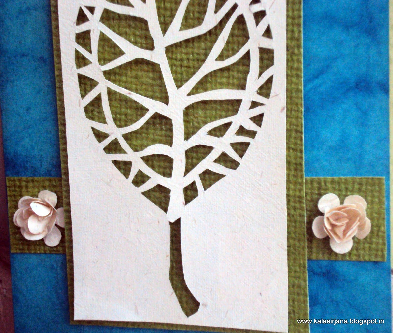 Just like that............Aesthetics in Art and Design : Paper-cut leaf