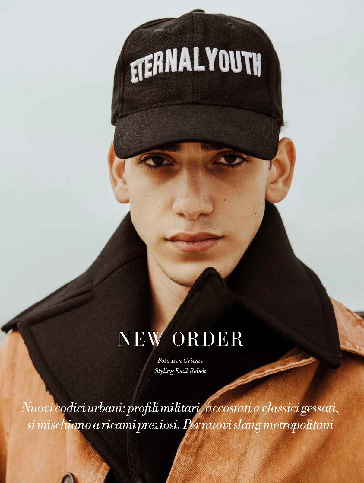 Omar Ahmed para L'Officiel Hommes Italia Fall/Winter 2016