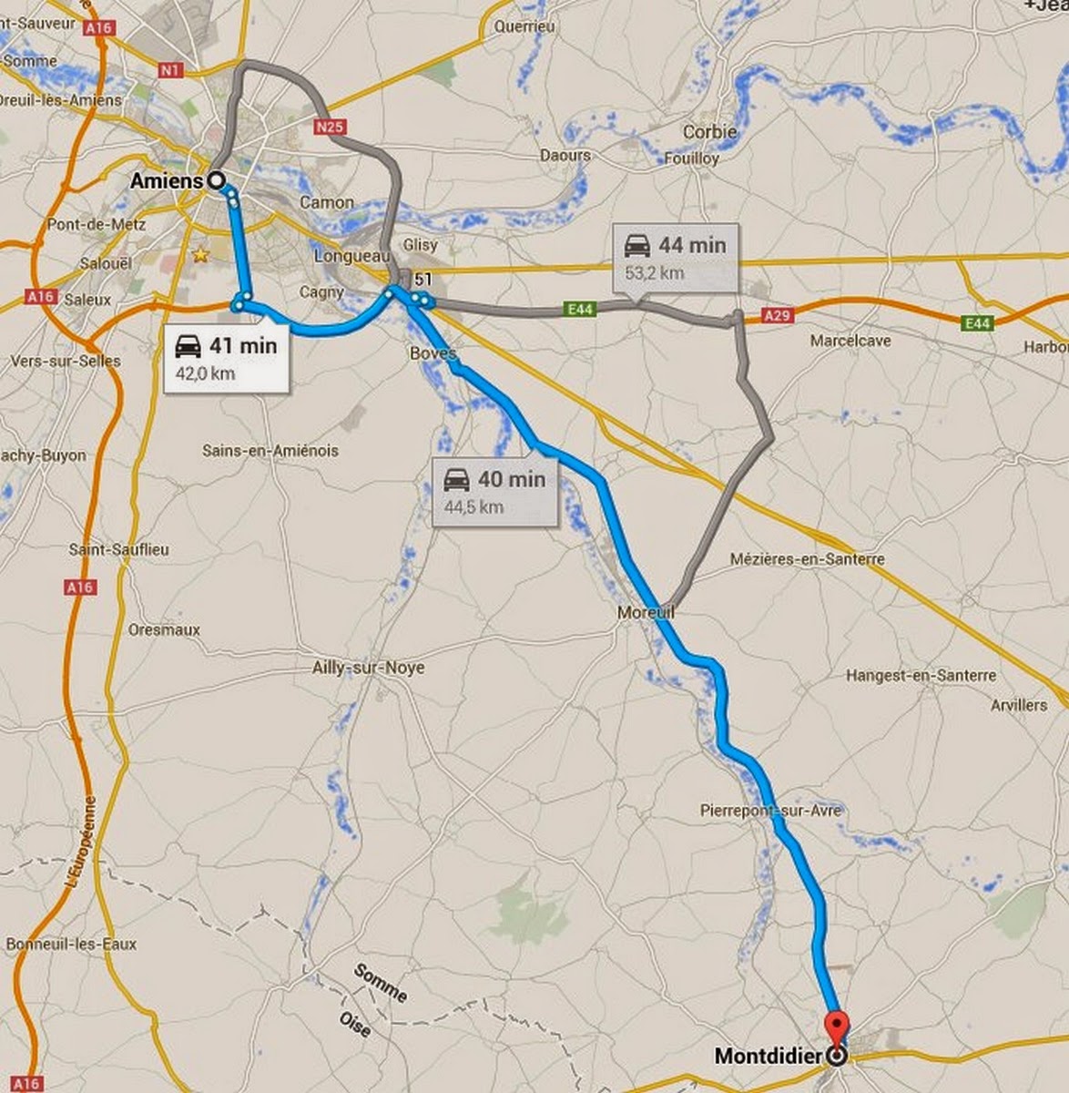 La Somme ici et là...: Montdidier, la cité de Parmentier.